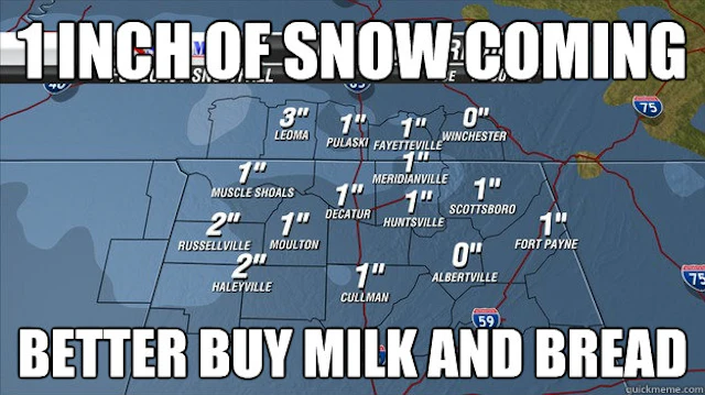The Best Bread & Milk Memes About Storm Jonas Show People Aren't ...