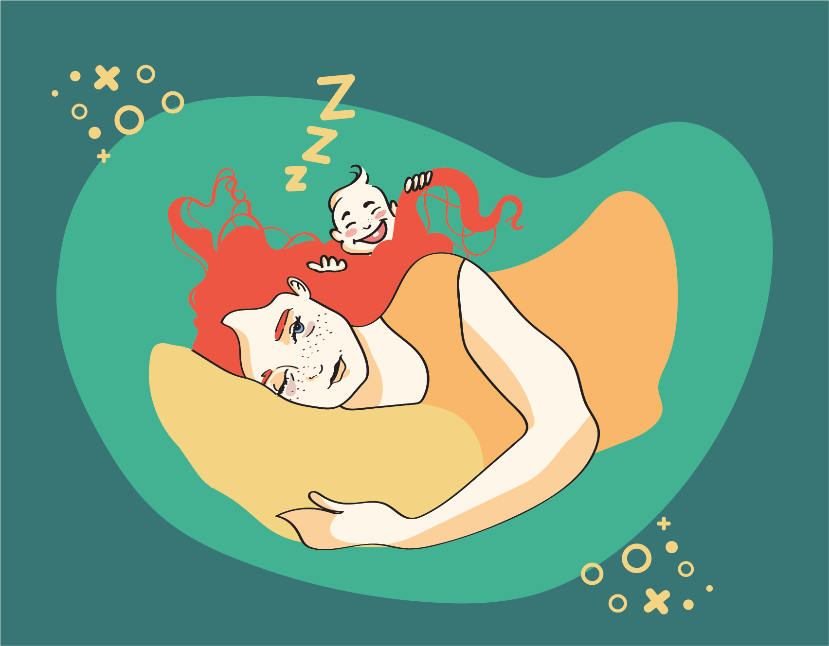 10 Weird Sleep Positions Every Co-Sleeping Parent Will Understand