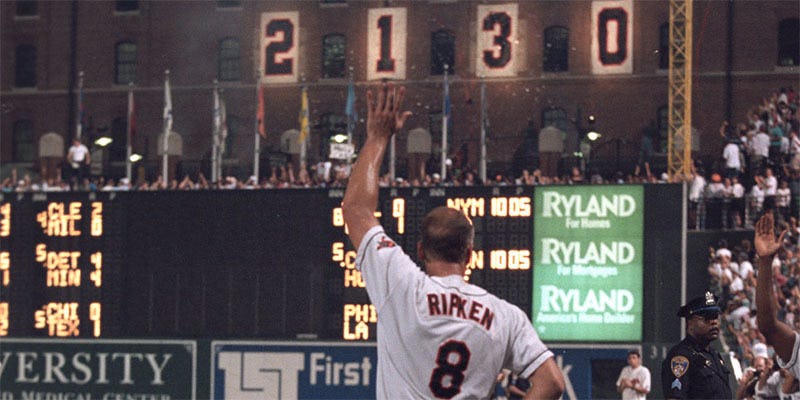 'Life Is A Grind': Cal Ripken, Jr. Looks Back 20 Years After The Streak