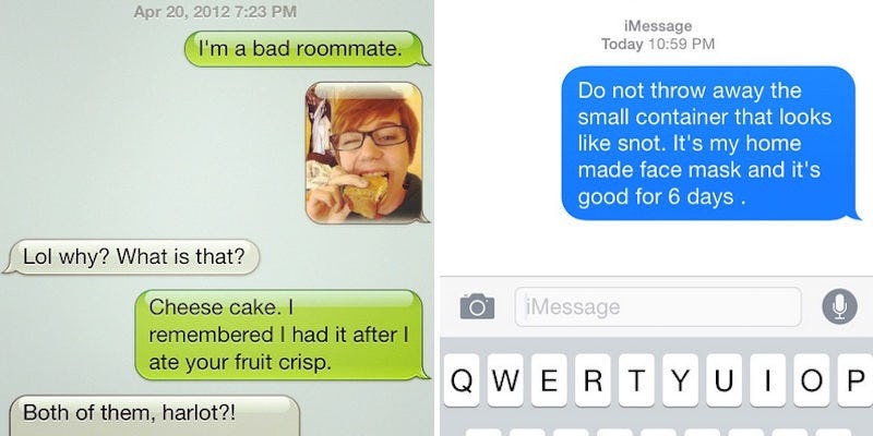 15 Roommate Texts That Will Make You Want To Live Alone Forever (Photos)