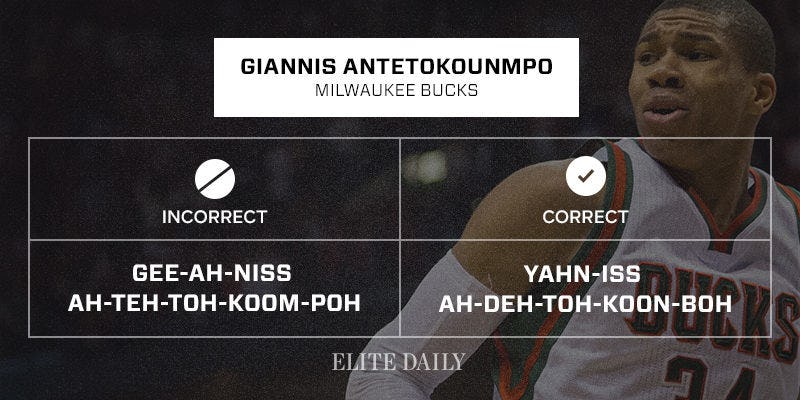 20 NBA Players' Names You've Been Pronouncing Completely Wrong (Photos)