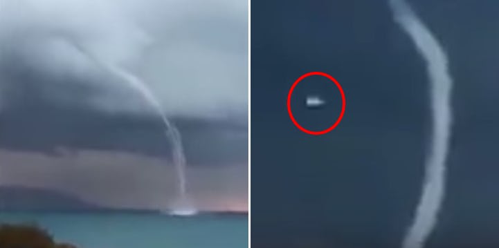 Video Shows UFOs Stealing Water From Our Oceans