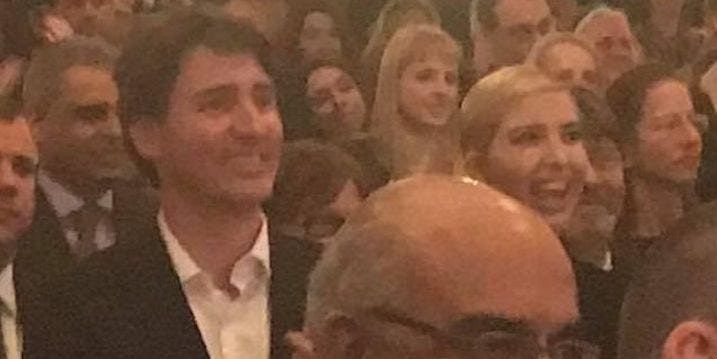 Ivanka Trump And Justin Trudeau Hung Out On Broadway