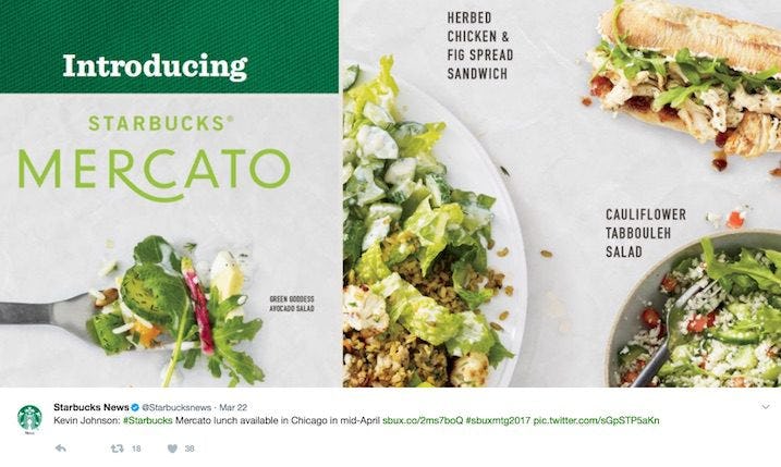 Starbucks’ Lunch Menu Debuts In Chicago And It Looks Good