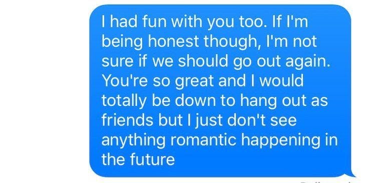 Reject Texts To Send After A Date, Based On How Bad It Was