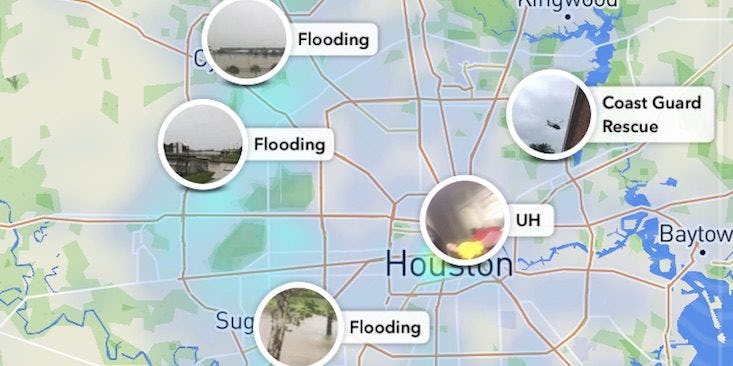 How To See Hurricane Harvey Damage On Snapchat, Because It's Still ...
