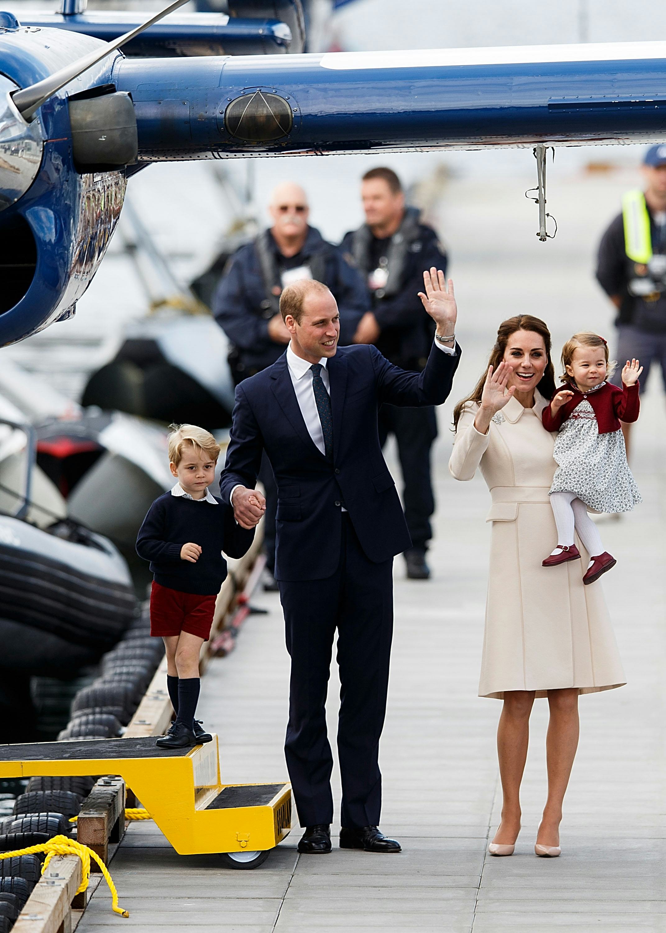 Prince George & Princess Charlotte Waving Goodbye To Canada Are Royally ...
