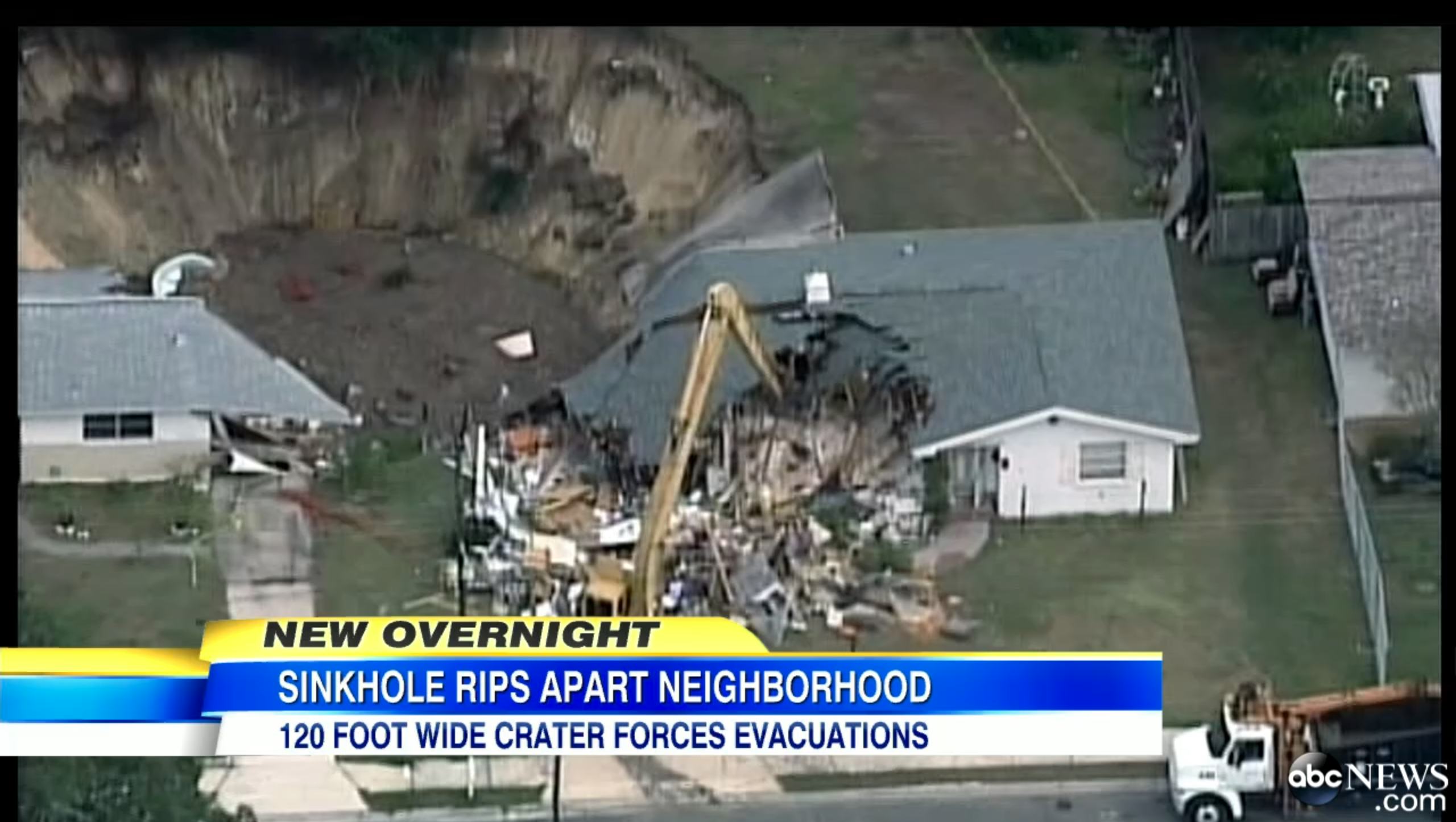 Spring Hill, Florida Sinkhole Threatens to Devour Homes After Sneaking ...