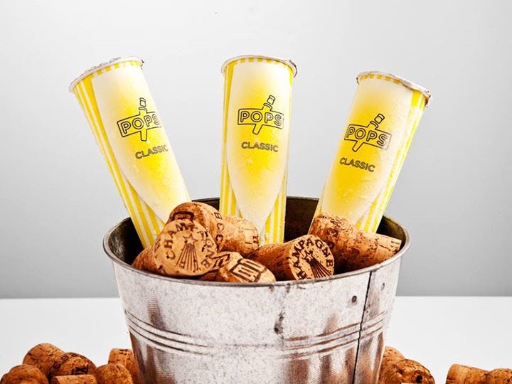 POPS Champagne Popsicles Deliver Half a Glass of Bubbly in Frozen Form