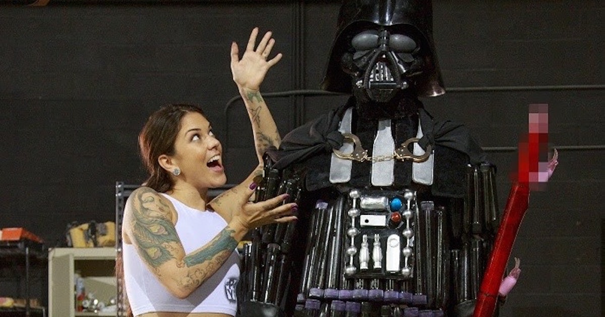 Meet Darth Vibrader A Darth Vader Statue Made Entirely Out Of Sex Toys