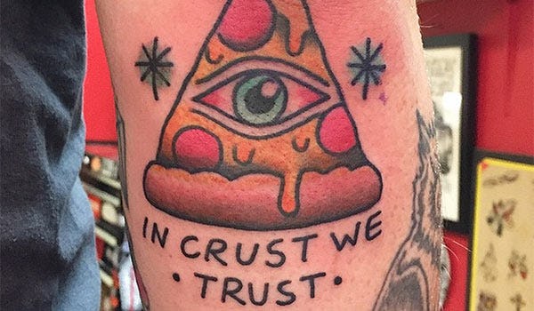 22 Cool Pizza Tattoos So Perfect They'll Make You Hungry