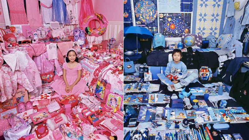 JeongMee Yoon’s “Pink and Blue Project” Photo Series Examines Gendered ...