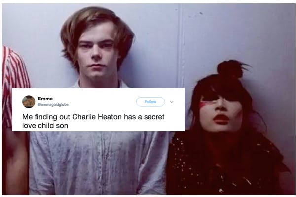 Saying Charlie Heaton's Son Is A "Secret Love Child" Is Ridiculous