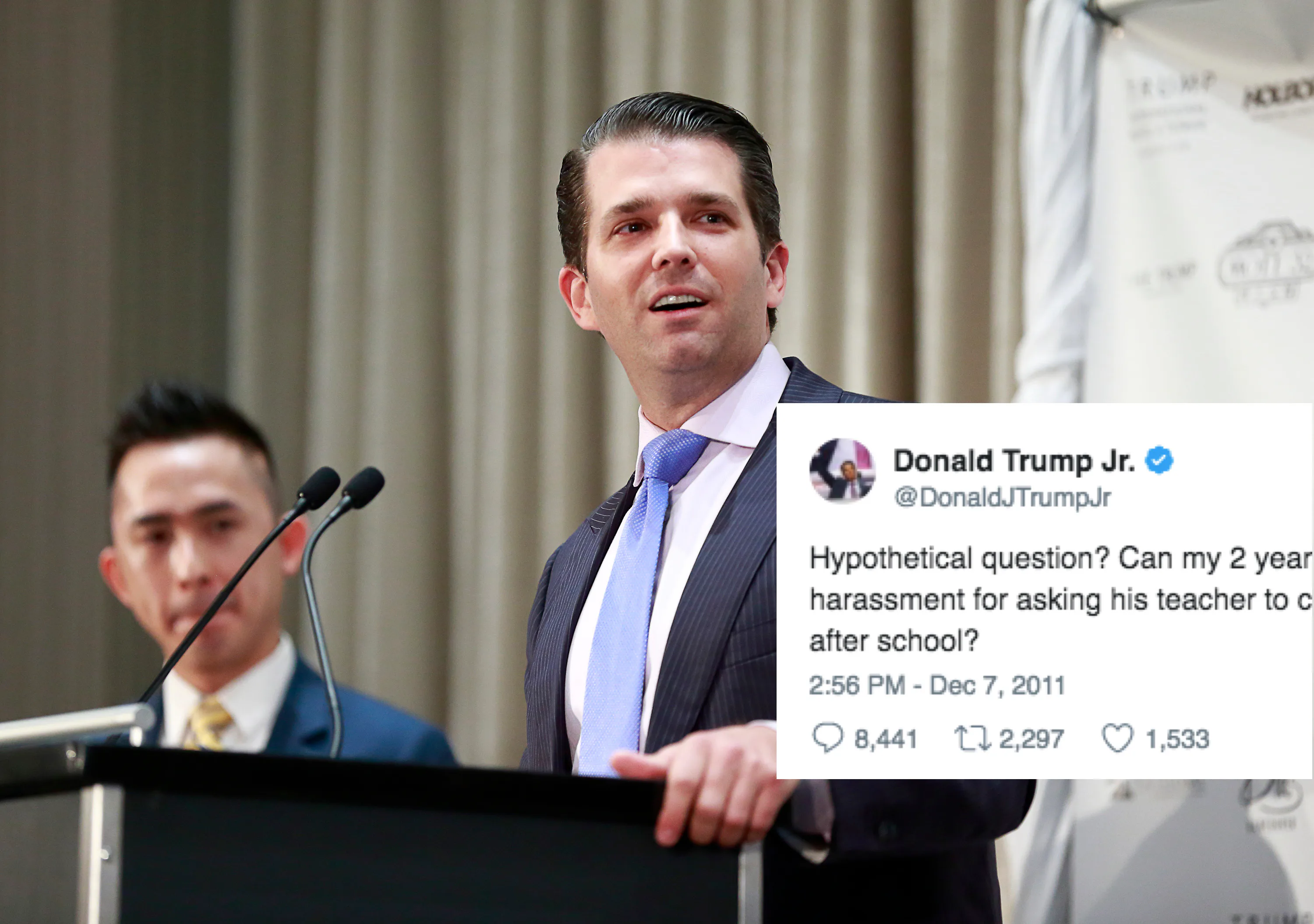 Donald Trump Jr. Joked About His 2-Year-Old Sexually Harassing Someone ...