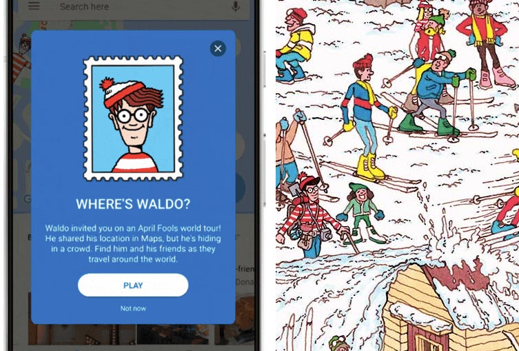 Google Maps’ ‘Where’s Waldo?’ Easter Egg Will Bring Your ‘90s Baby ...